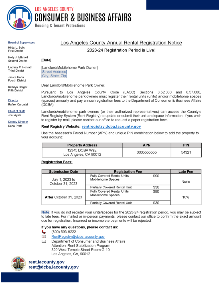 What to Do if You Received a Rent Registration Letter in the Mail ...