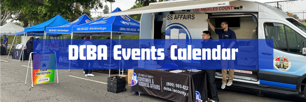 DCBA Events Calendar – Consumer & Business